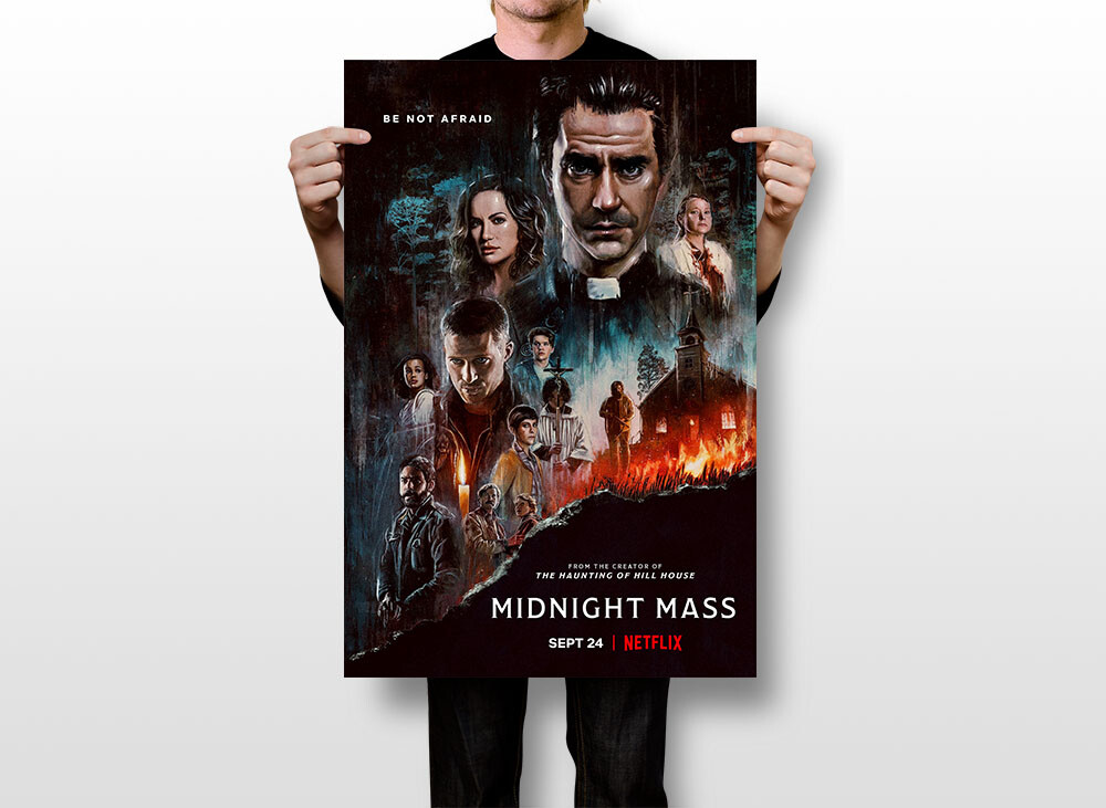 Midnight Mass Movie Drama Fantasy Horror Print Wall Art Home - POSTER ...