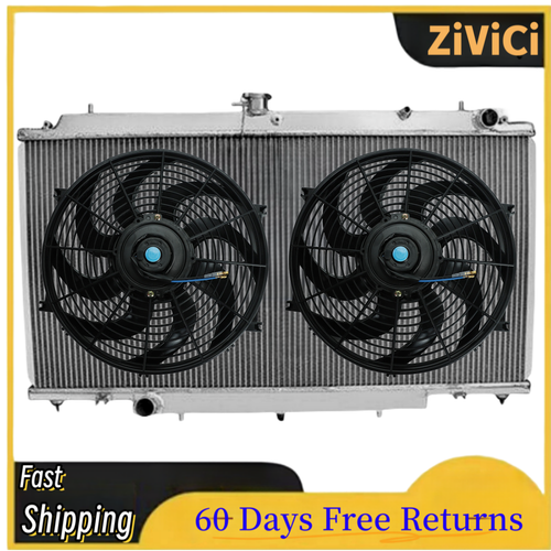 Full Alu Radiator+Fan For Nissan PATROL GU Y61 TURBO DIESEL 2.8L/3.0L/4 ...