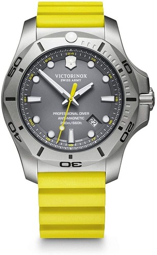Victorinox INOX Professional Diver Automatic Waterproof Rubber Strap ...
