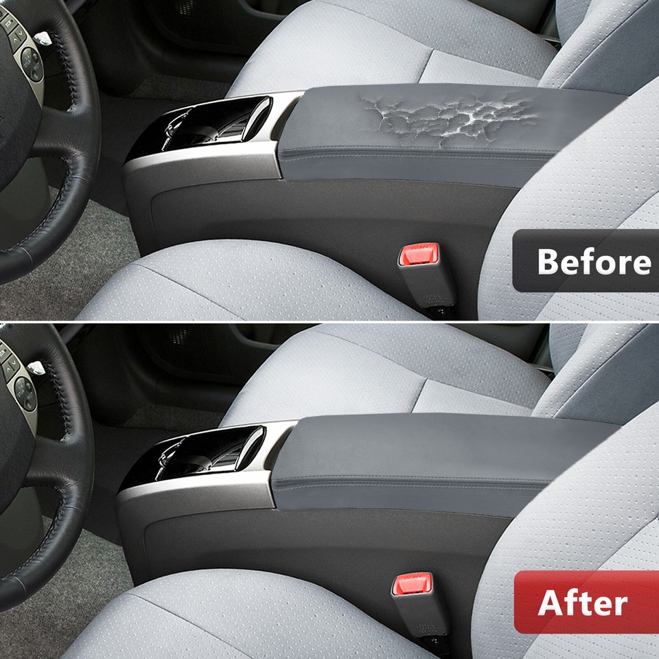 Fits 2004-2009 Toyota Prius Center Console Lid Armrest Vinyl Leather ...