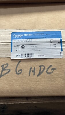 Crouse Hinds BLB6HDGWRCG 2” Mogul LB Hot Dipped Gal With Cover And ...