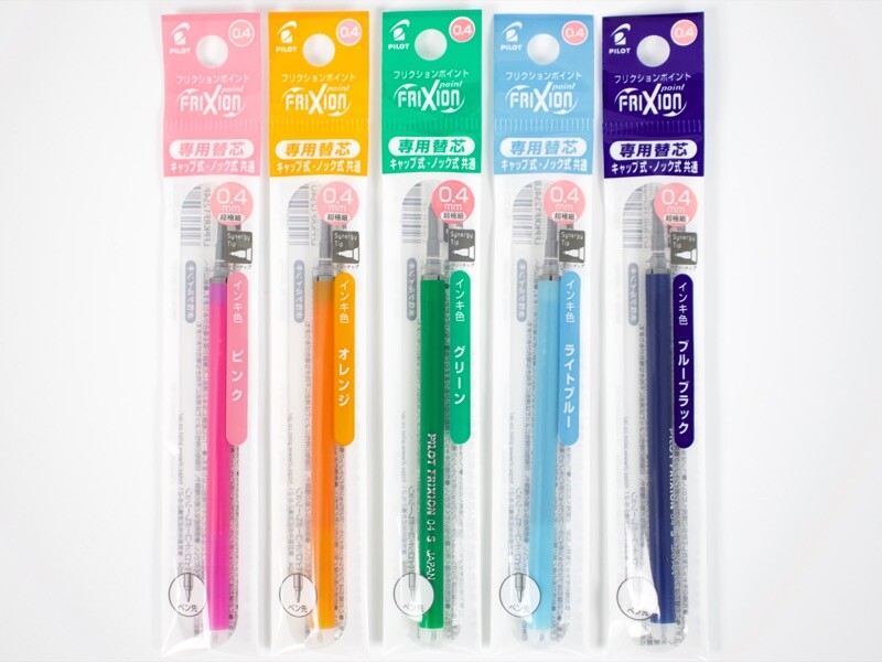 3x FRIXION Point Knock Synergy Tip REFILLS Needle Pen Erasable Ink ...