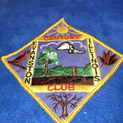 Vintage BSA Century Club 100 Miles Evanston Illinois Patch Boy Scouts ...