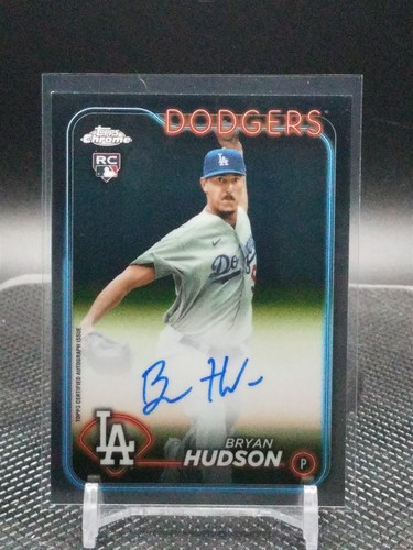 2024 Topps Chrome Bryan Hudson AUTO Dodgers RC | eBay