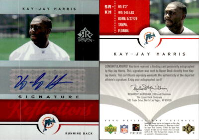 2005 Reflections Signature Reflections Red #SRKH Kay-Jay Harris AUTO ...