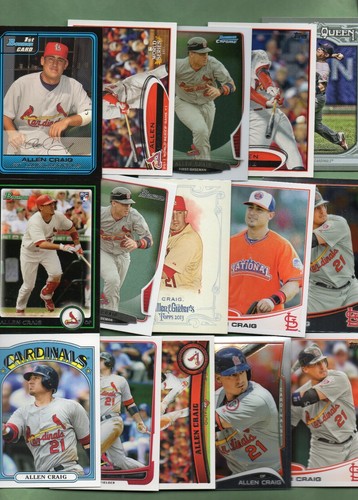 Allen Craig (St.Louis Cardinals) 15 Card Lot W/Bowman Rookies! | eBay
