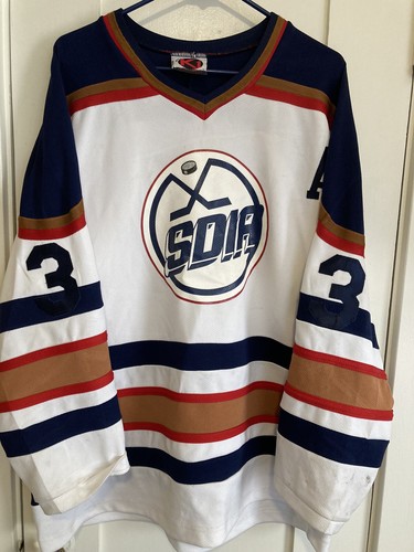 SDIA San Diego Oilers Youth Hockey Jersey Nate Kallen 3 K1 Adult Medium ...