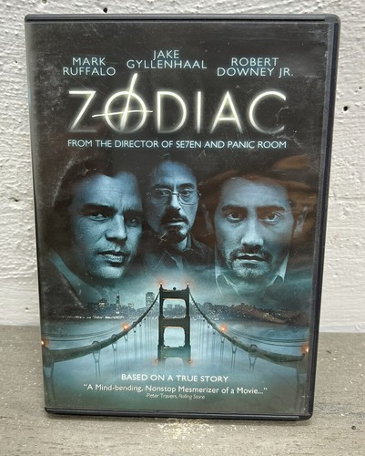 Zodiac (DVD, 2007) Patrick Scott Lewis,Pell James,Chloe Sevigny,Brian ...
