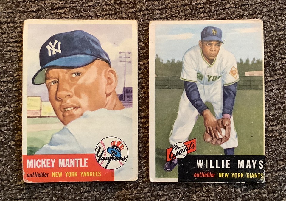 1953 TOPPS BASEBALL COMPLETE SET High Grade Investment Mantle Mays ...