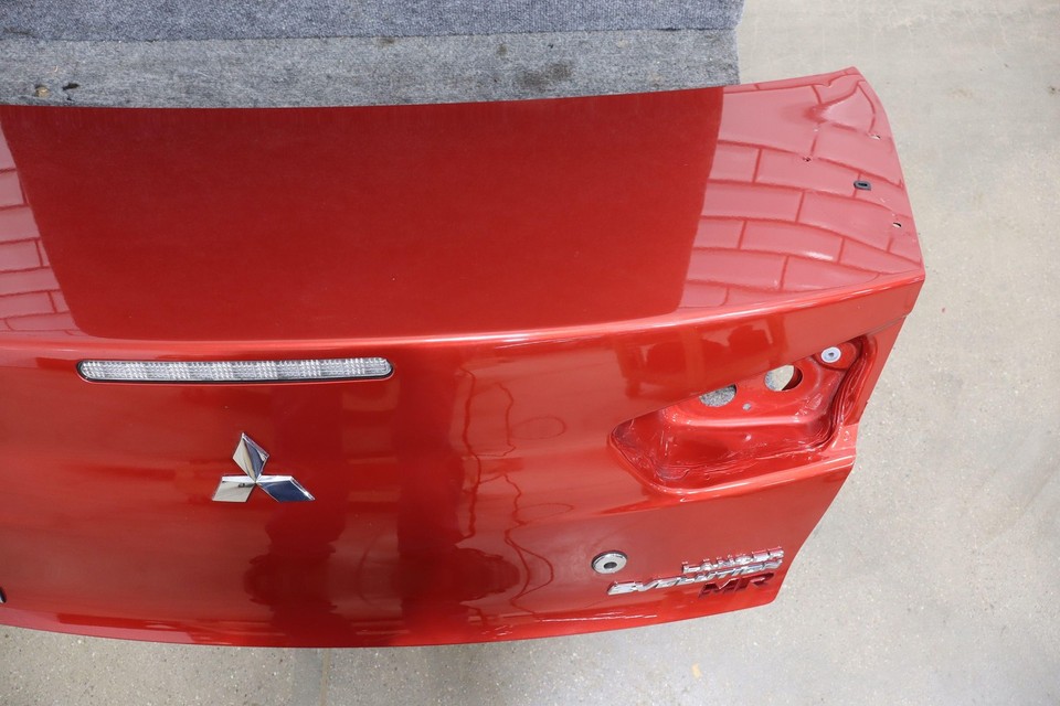 08-15 Mitsubishi Lancer Evolution Evo X OEM Trunk/Decklid (Rally Red ...