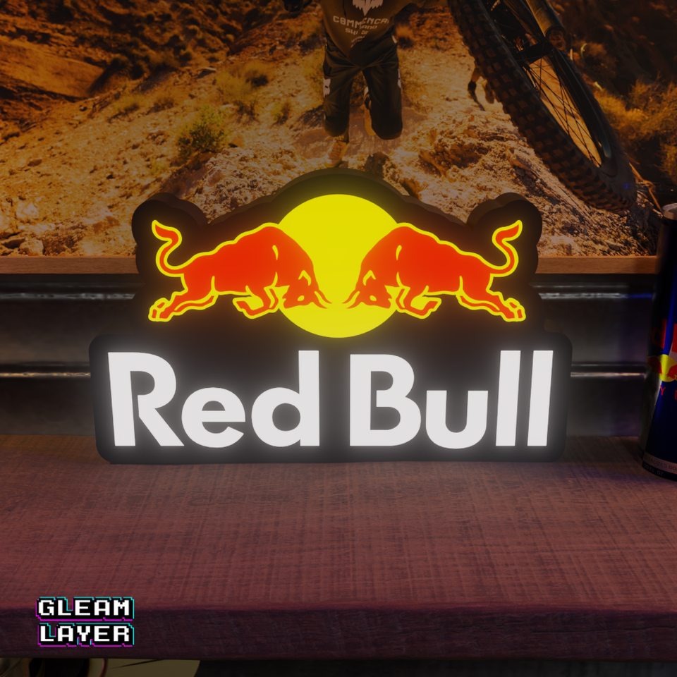 Red Bull Energy Drink Led Lightbox Rgb Light Sign | eBay