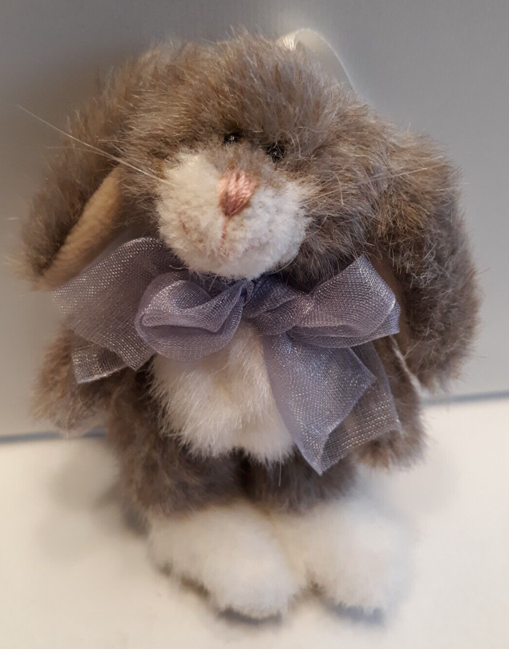Boyds Bear plush 4" ornament Skip Hopsey grey rabbit with tag | eBay