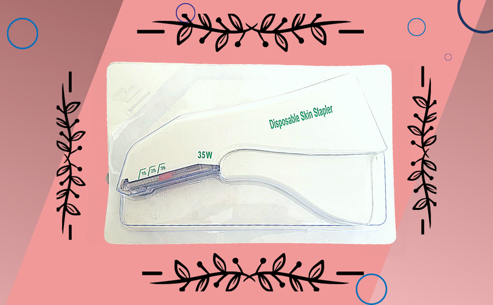 Disposable Skin Stapler Veterinary Use Wounds Closure, 35 Preloaded ...