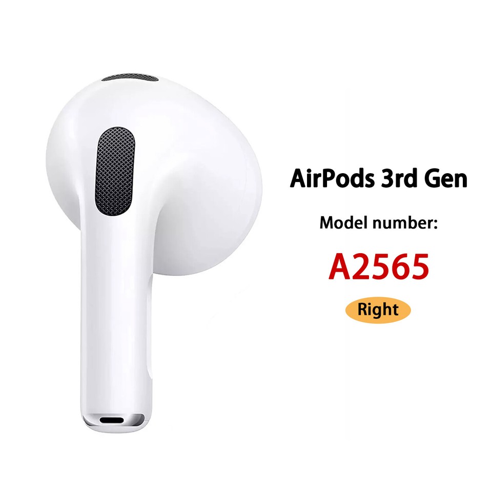Apple AirPods 3rd Gen Right Earbud Replacement A2565 Wireless Bluetooth ...