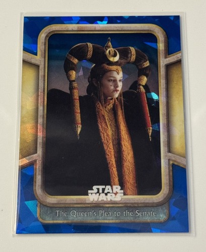 2024 Topps Chrome Blue Sapphire Star Wars Phantom Menace - Queen ...