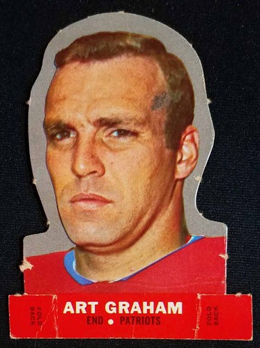 1968 Topps Stand Ups #5 Art Graham Boston Patriots VG-EX (stain ...