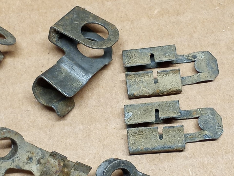 Vtg Lot 18 CARBURETOR LINKAGE ROD CLIPS RETAINERS DOOR LOCK RODS CHOKE ...