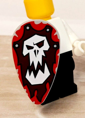 LEGO Troll Shield VIKING Castle Kingdoms ORC HOBBIT Ovaloid BATTLE ...