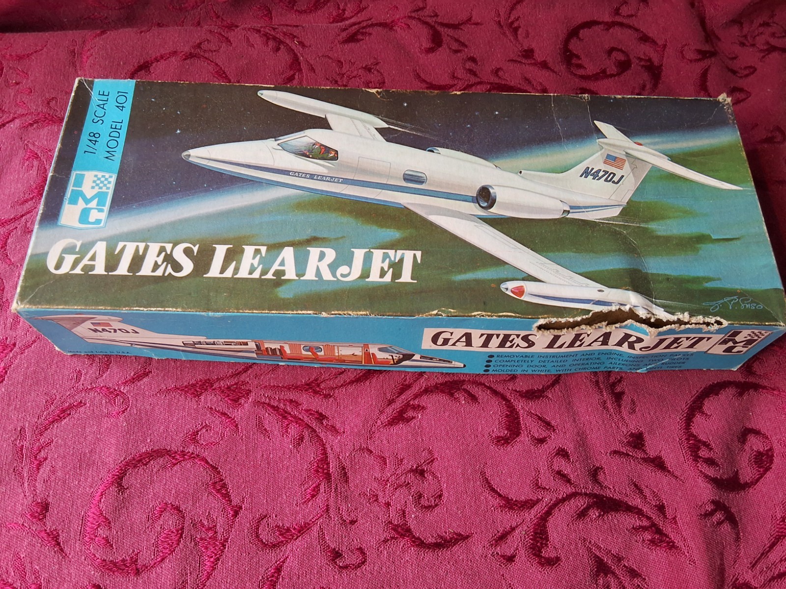 IMC 1/48 SCALE GATES LEARJET MODEL KIT | eBay