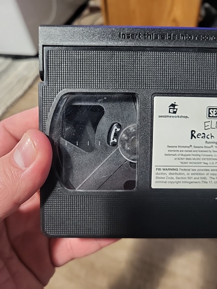 Elmo's World Reach For The Sky VHS Tape- Rare Late Release- Tested ...