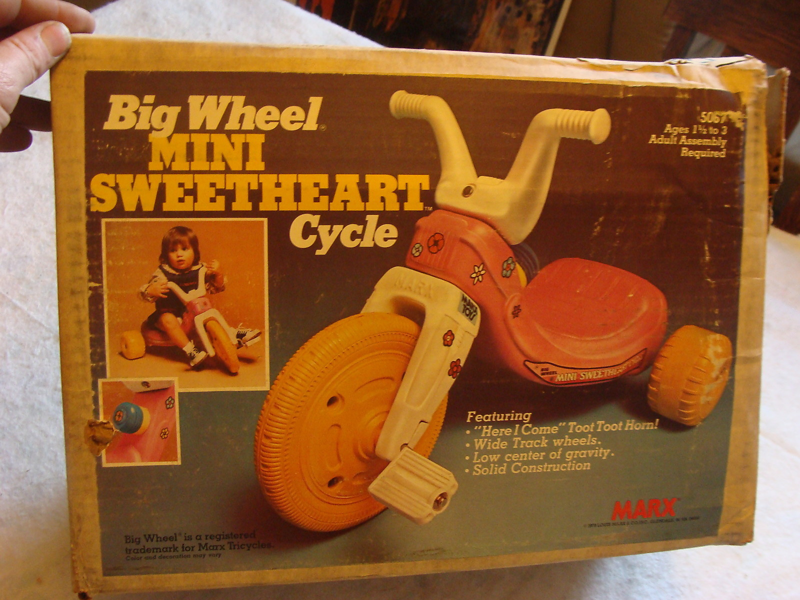 1979 unused MARX BIG WHEEL mini sweetheart cycle FOR LITTLE GIRLS | eBay