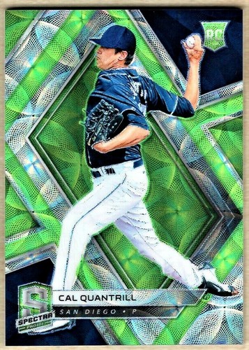 Cal Quantrill - 2019 Panini Chronicles Spectra Fluo Vert Prisme RC /49 ...
