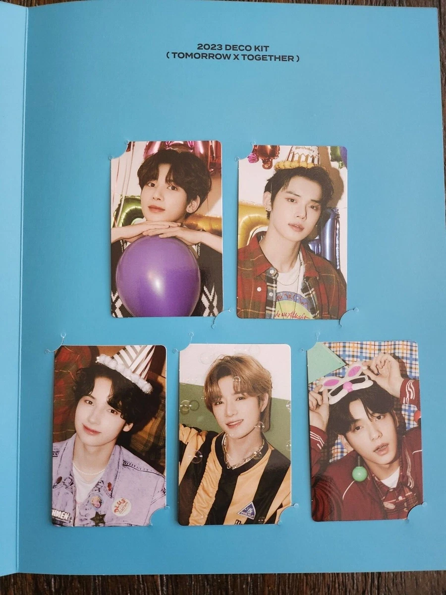 TXT OFFICIAL DECO KIT SEAED WITH POB PHOTOCARD SET reiinmobiliaria.mx
