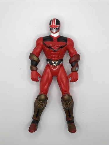 Power Rangers 2000 Time Force 6" FIGHTER RED RANGER Action Figure ...