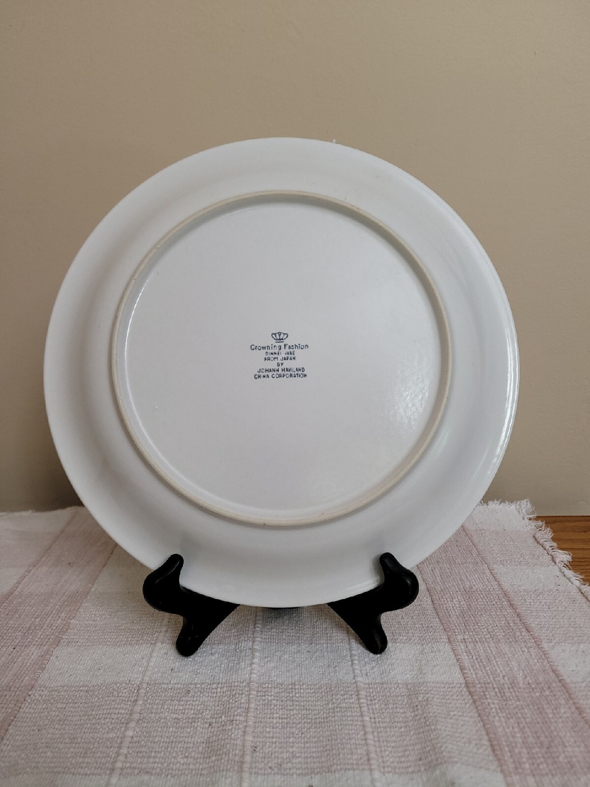 JOHANN HAVILAND DINNER PLATE CROWNING FASHION DINNERWARE BLUE BOUQUET ...