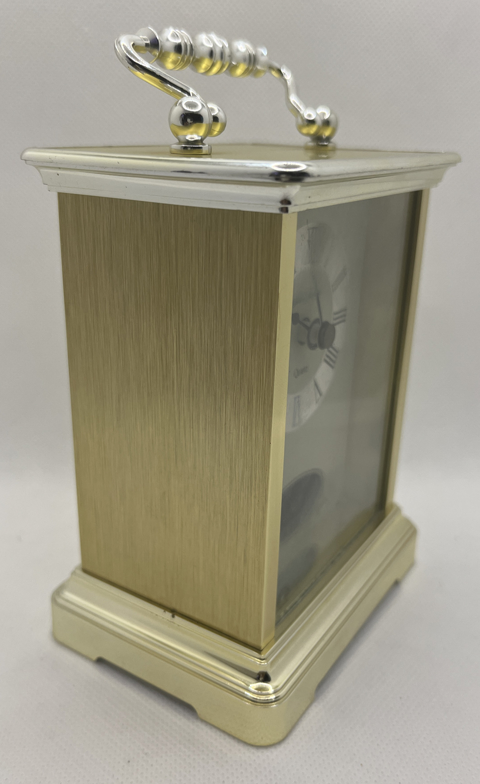 📦 Vintage Seth Thomas Gold Brass Rapture Carriage Quartz Clock Model ...