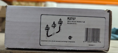 Delta R2707 3- Hole Roman Tub Faucet Rough In Kit | eBay
