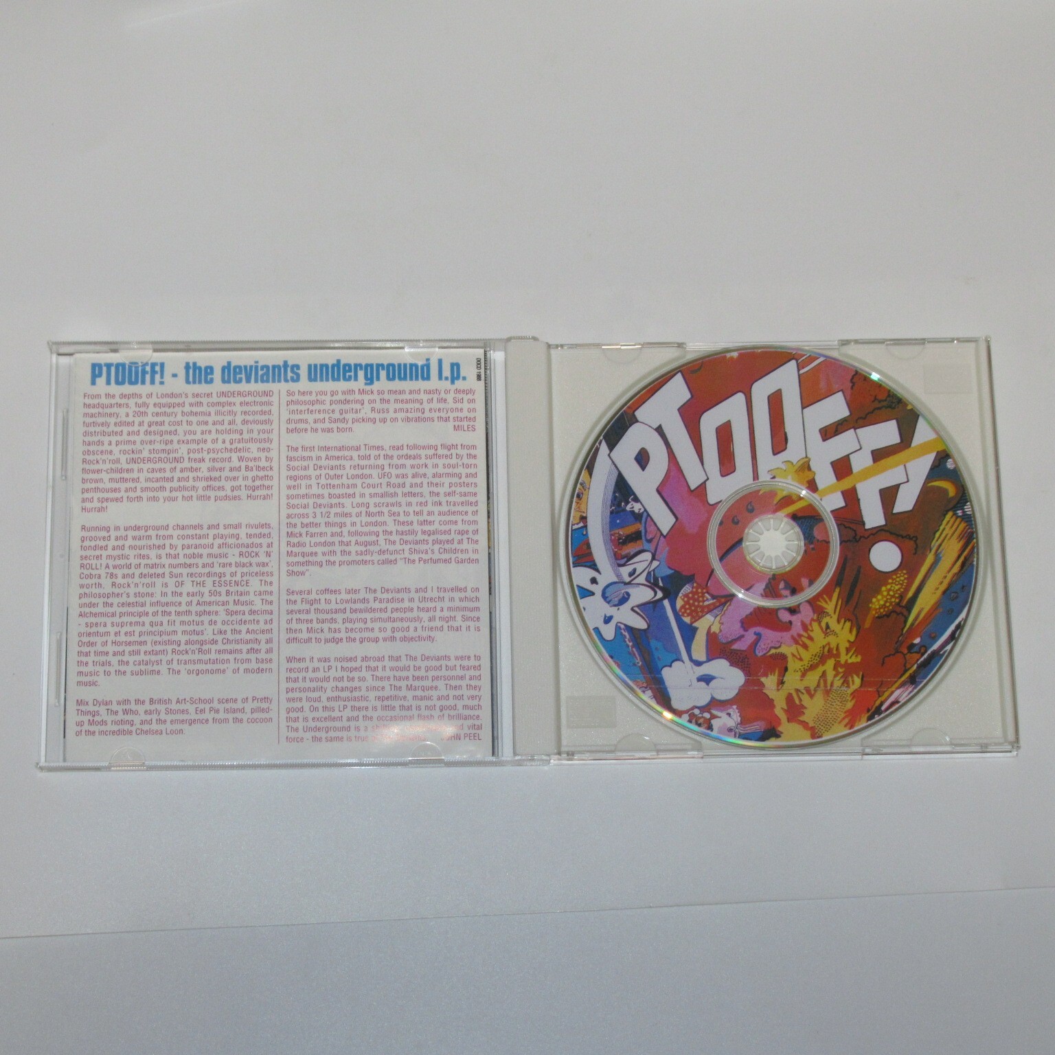 THE DEVIANTS PTOOFF! JAPAN SPECIFICATION CD MSIF 3144 w/OBI | eBay