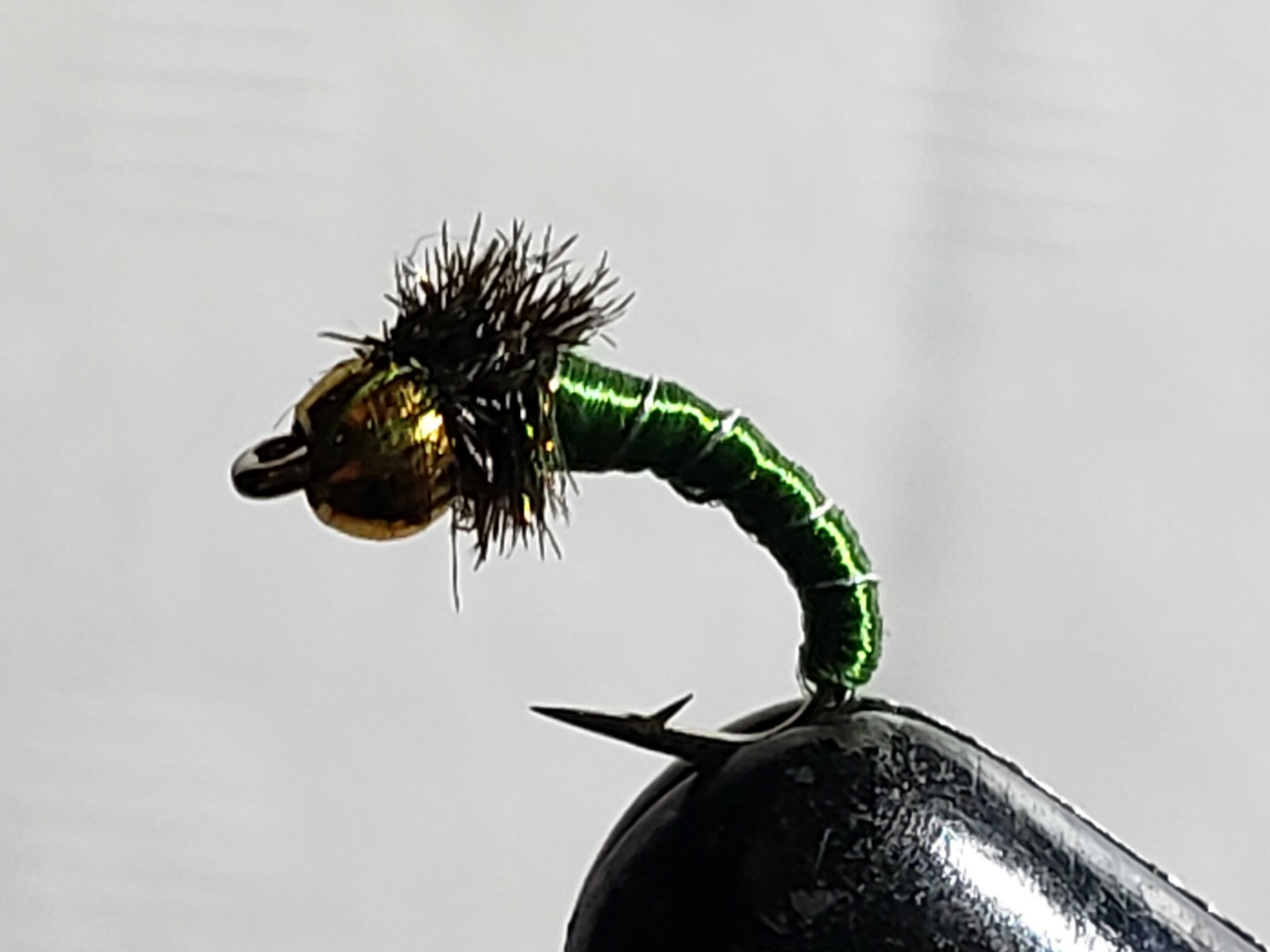 FLY-FISHING-FLIES (*curved-beadhead zebra midge* ) ** 6 FLIES * SIZE 20 ...