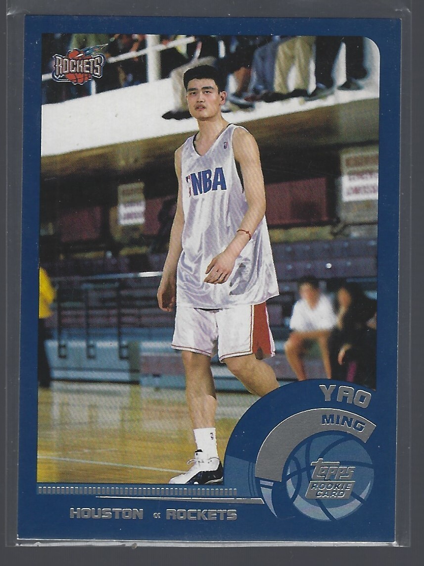 2002 Topps Yao Ming #Rookie Card #185 Houston Rockets | eBay