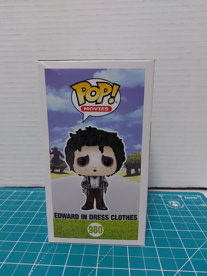Funko POP Movies Edward Scissorhands Edward in Dress Clothes 980 Vinyl ...
