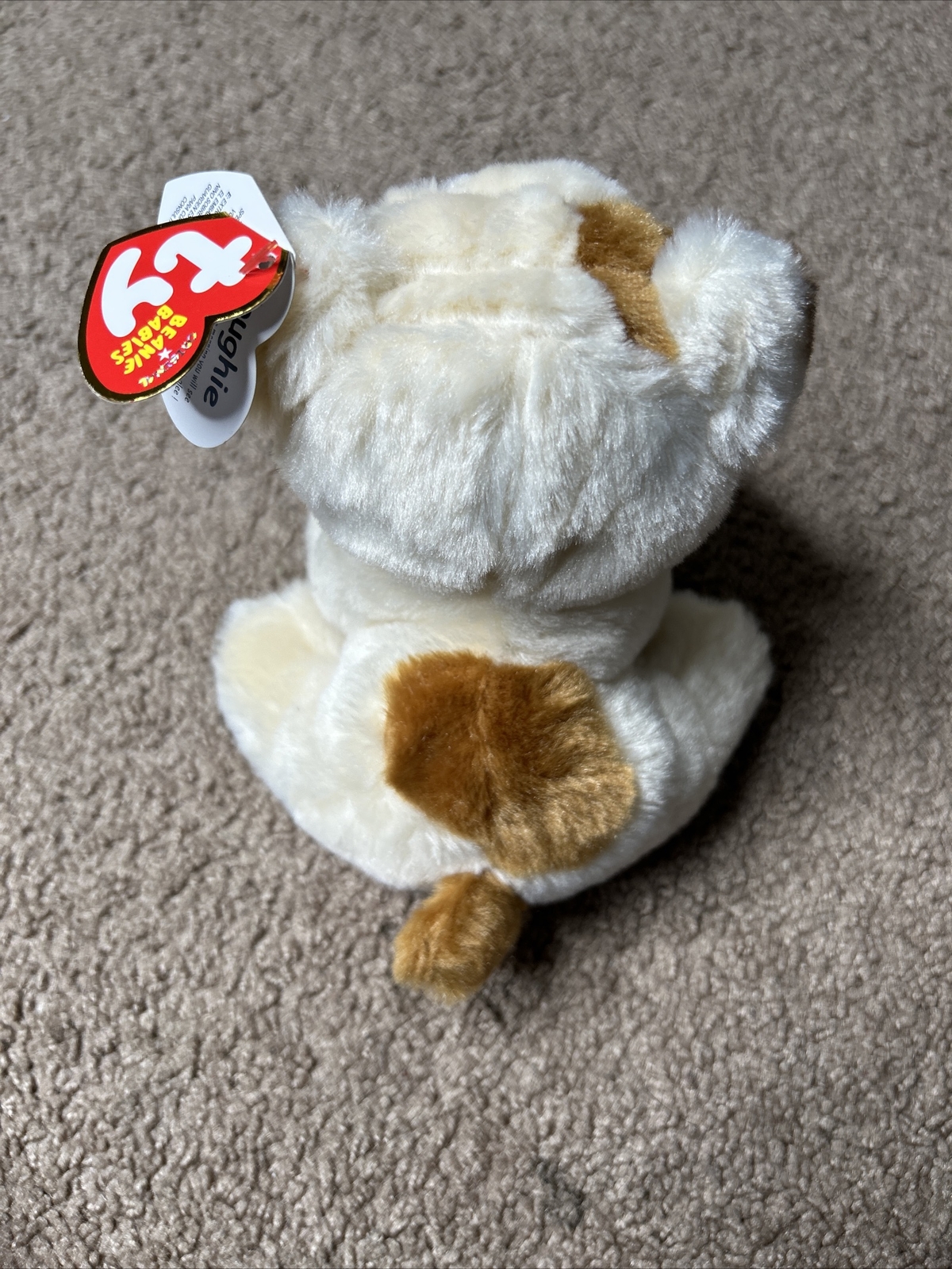 New 2020 TY Beanie Baby 6" HOUGHIE the Pug Dog Stuffed Animal Toy Plush ...