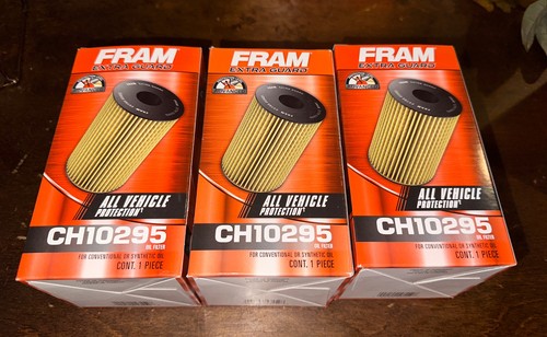 Fram Extra Guard CH10295 Engine Oil Filter Lot of 3 9100535528| eBay
