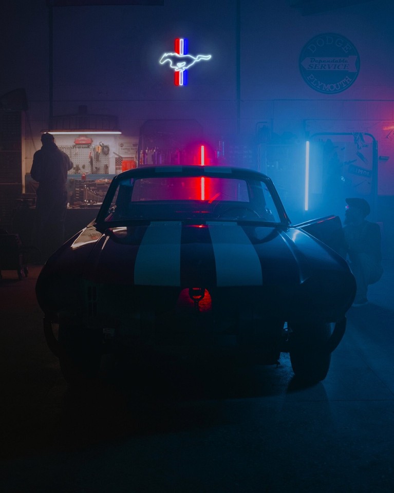 Mustang Neon Sign Car Logo Sign Neon Sign / Led NeonSign Custom Neon ...