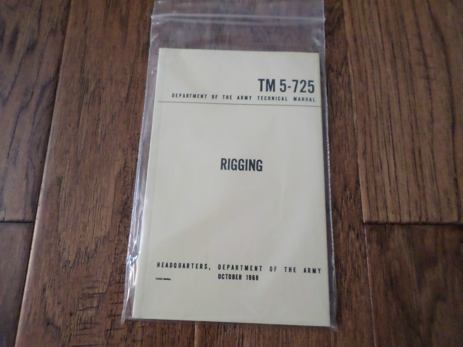 U.S ARMY RIGGING BOOK ROPES KNOTS & SPLICES HEAVY LOADS GUIDE HANDBOOK ...