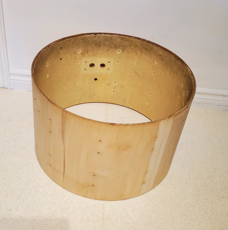 Vtg 1971 PEARL "President" 22'x14' Bass Drum Shell 10 Lug - Wood ...