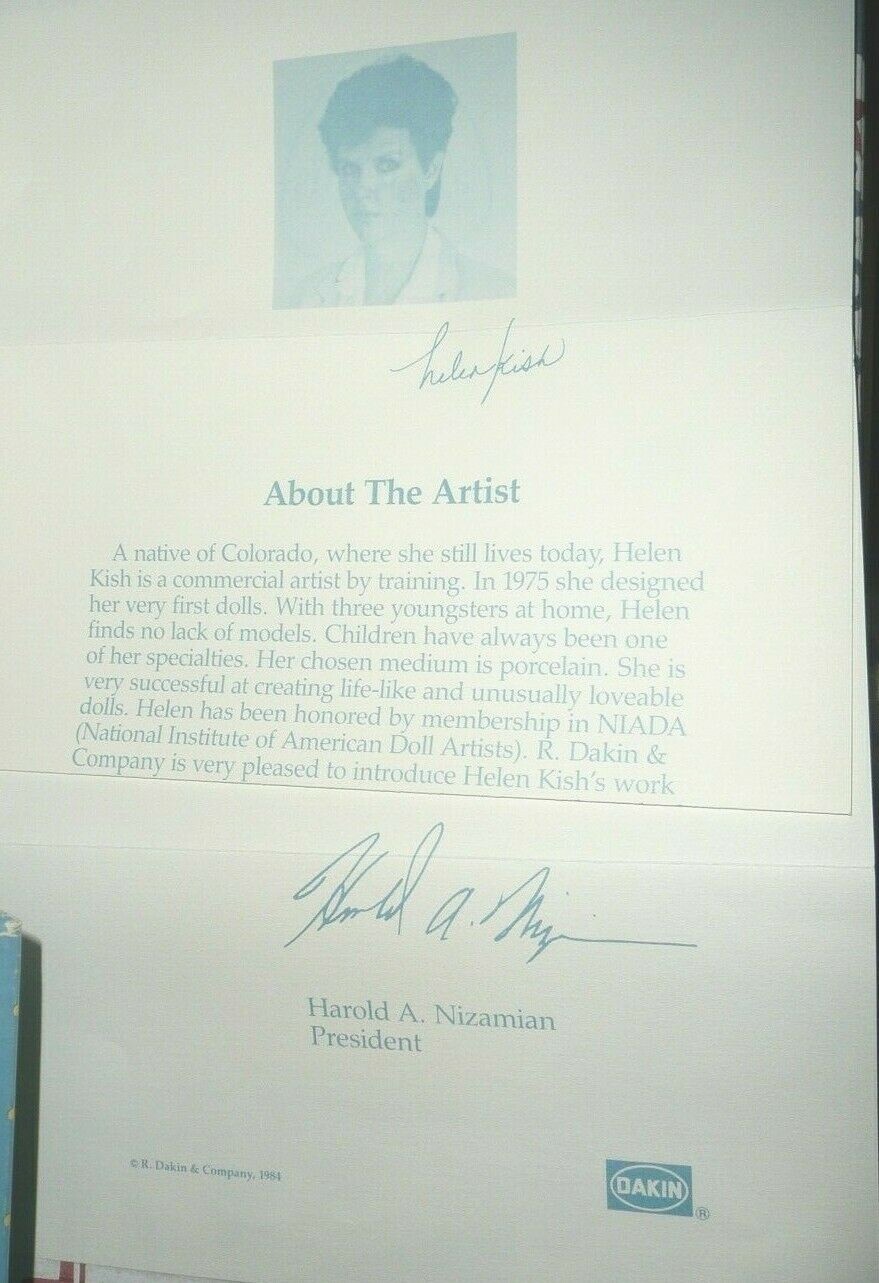HELEN KISH Maggie an Elegante dolls by Dakin *NIB | eBay