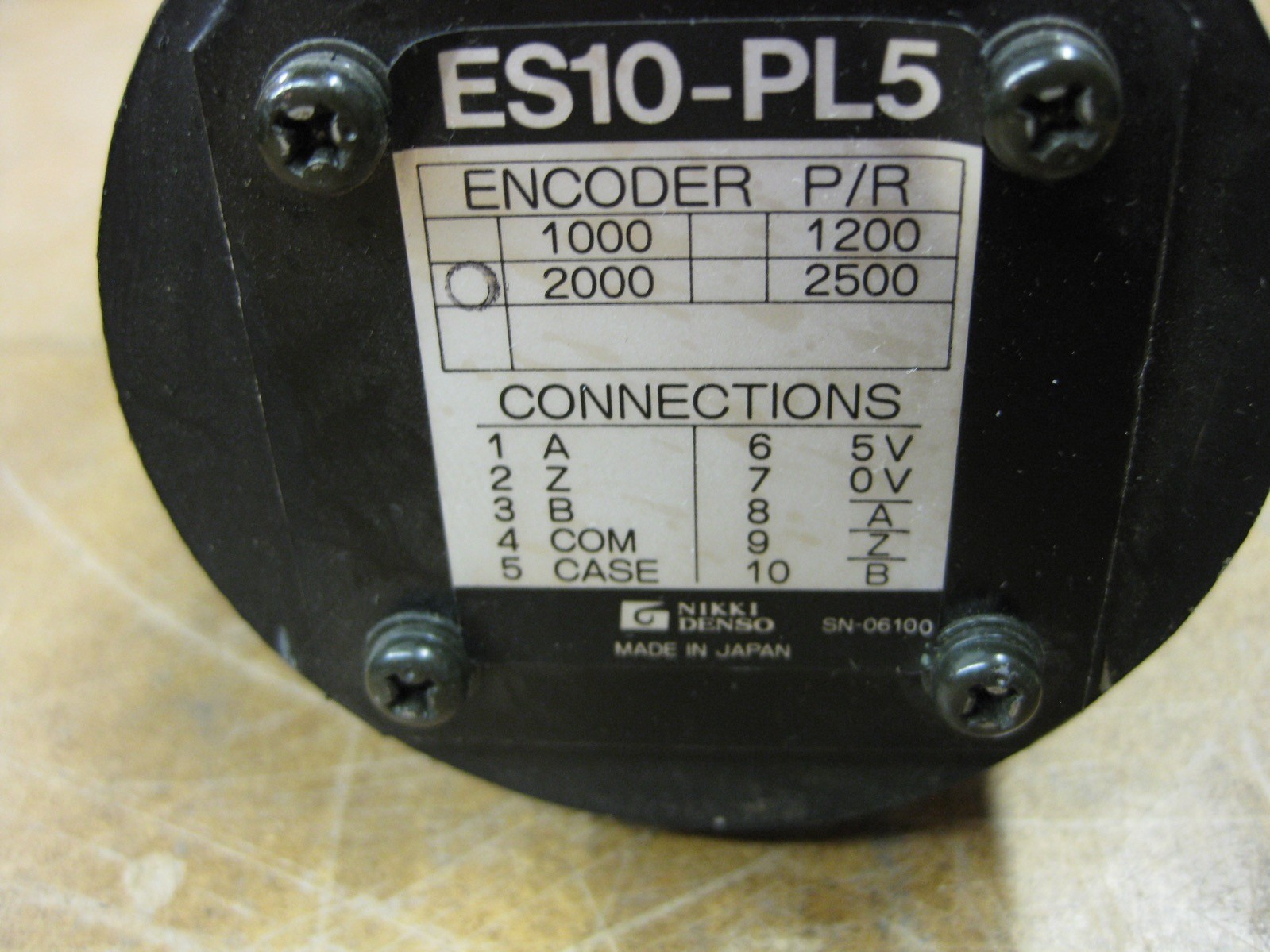 Actus Power AC Servo Motor NA20-10F2-G29 Nikki Denso ES10-PL5 Encoder ...