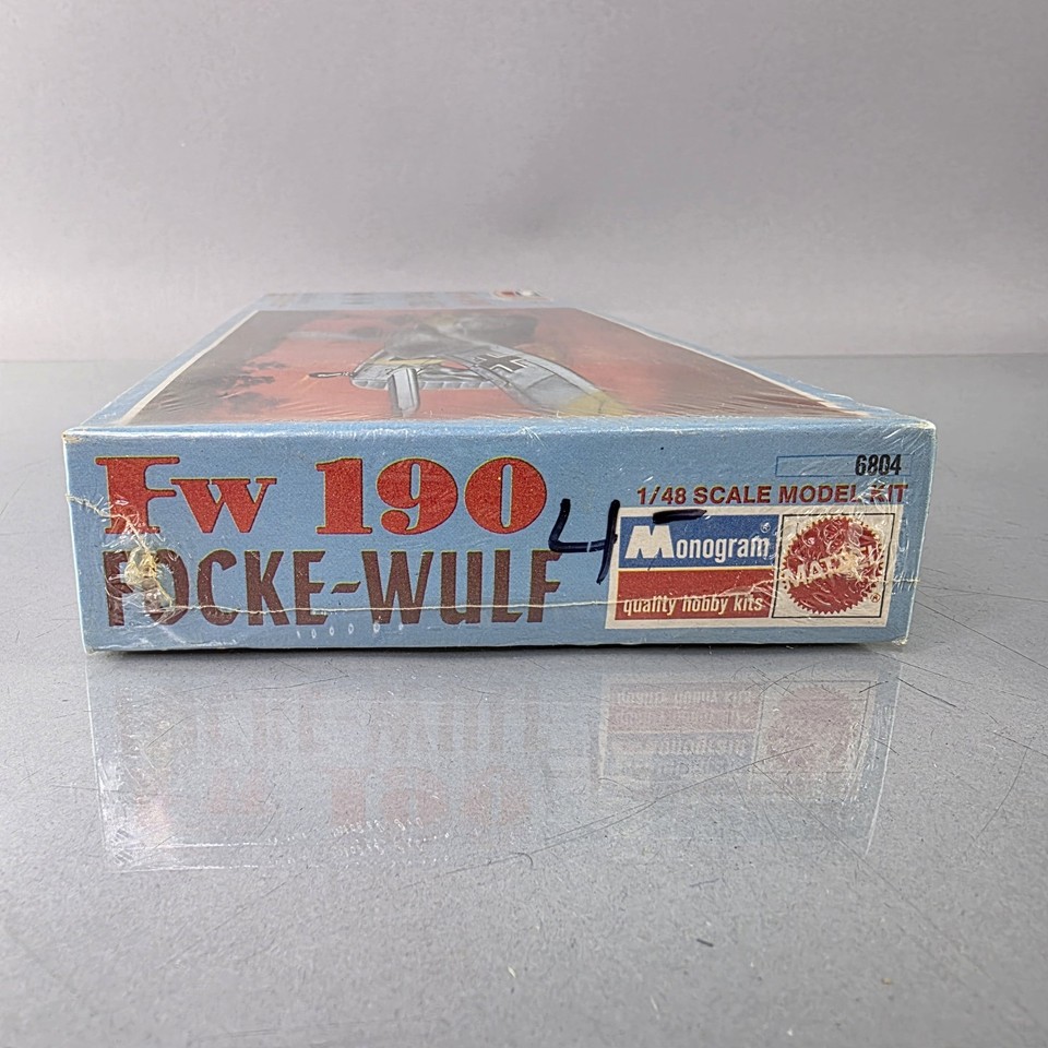 Monogram Mattel 1:48 FW 190 Focke-Wulf Model Kit 6804 Luftwaffe Fighter ...