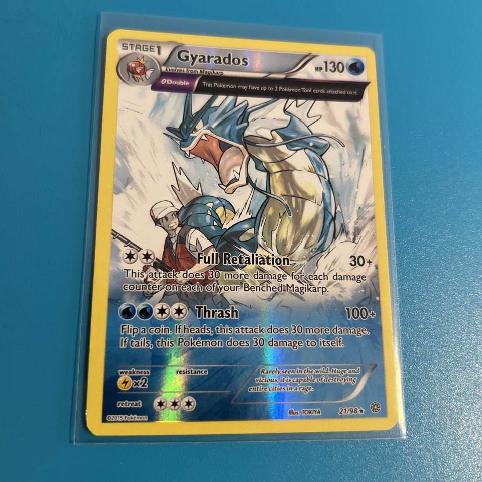 Pokemon Card Gyarados Ancient Origins Reverse Holo Rare 21/98 | eBay UK