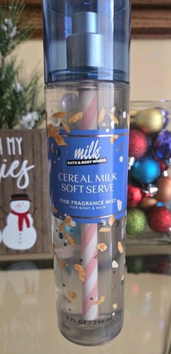 NEW Bath & Body Works Milk Bar Cereal Milk Soft Serve Mist Body Spray 8 ...