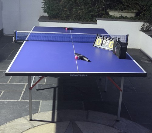 Decathlon Pongori Table Tennis Table TTT 100 with starter kit | eBay UK