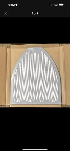 Renown Gray Urinal Floor Mat 20"x18" Orchard Zing 6 Mats IMP1525CT 1525 ...