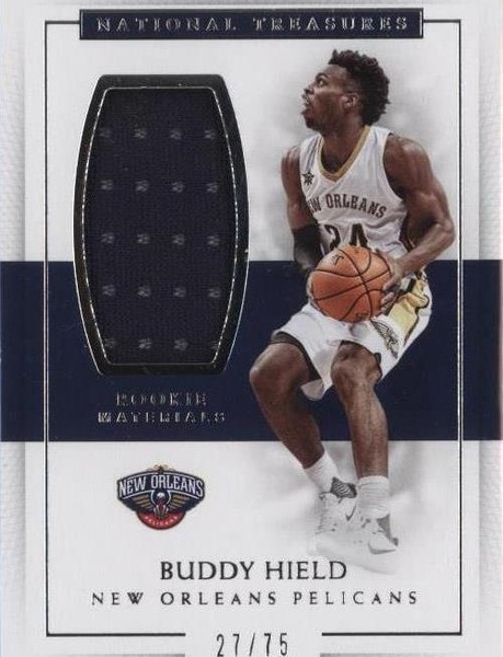 2016-17 Panini National Treasures - Rookie Materials #6 Buddy Hield /75 ...