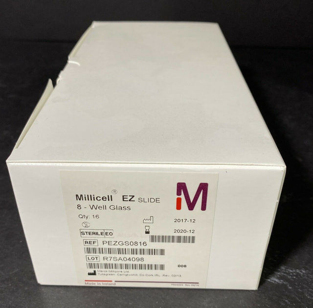 Millipore Culture Slides Millicell EZ Slide 8 Well PEZGS0816 for sale ...