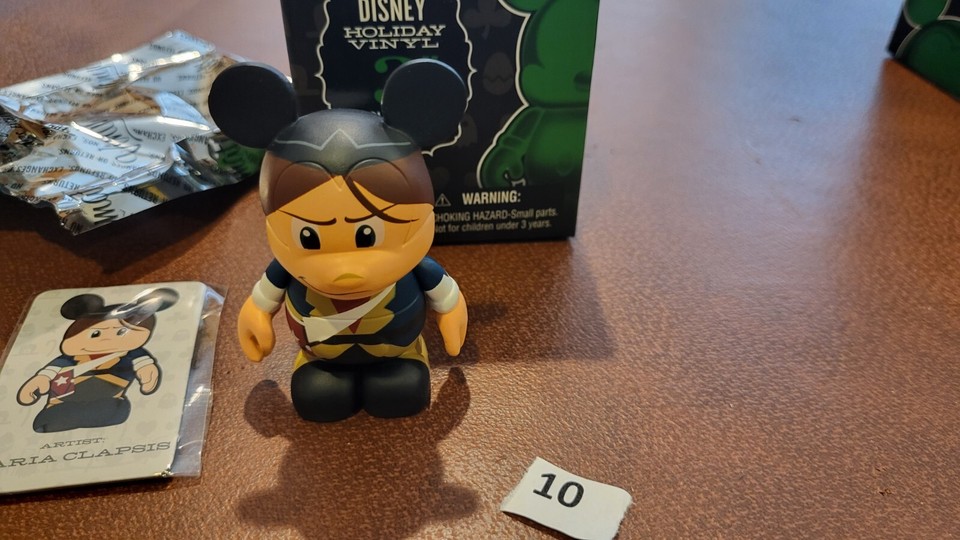 DISNEY VINYLMATION Holiday w/Card & Box PATRIOT INDEPENDENCE DAY MARIA ...